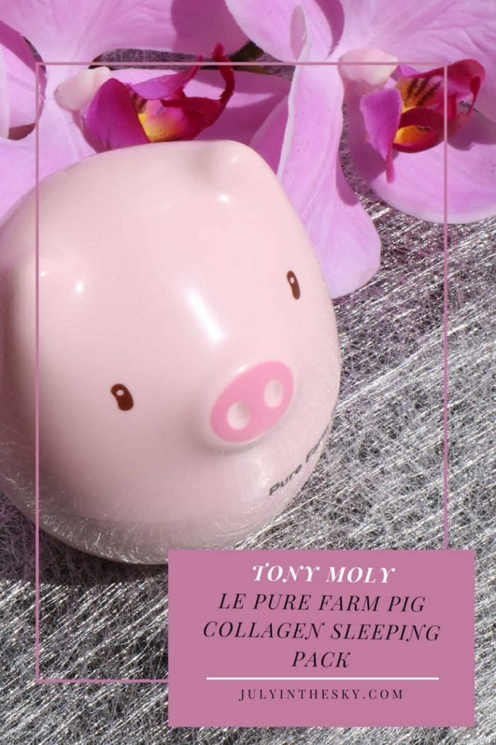 Le Pig Collagen Sleeping Pack de Tony Moly - July In The Sky